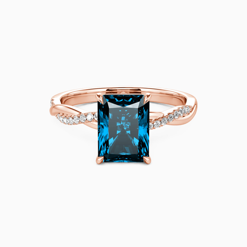 "Rigidity & Softness" Radiant Cut Side Stone Engagement Ring - SHE·SAID ...