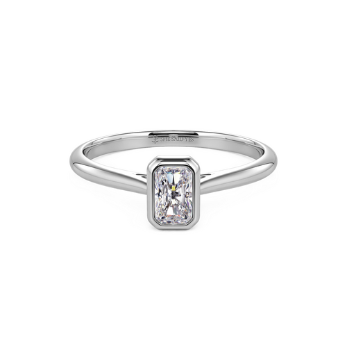 "The Affection Song" 0.8ct Radiant Cut Solitaire Engagement Ring | She ...